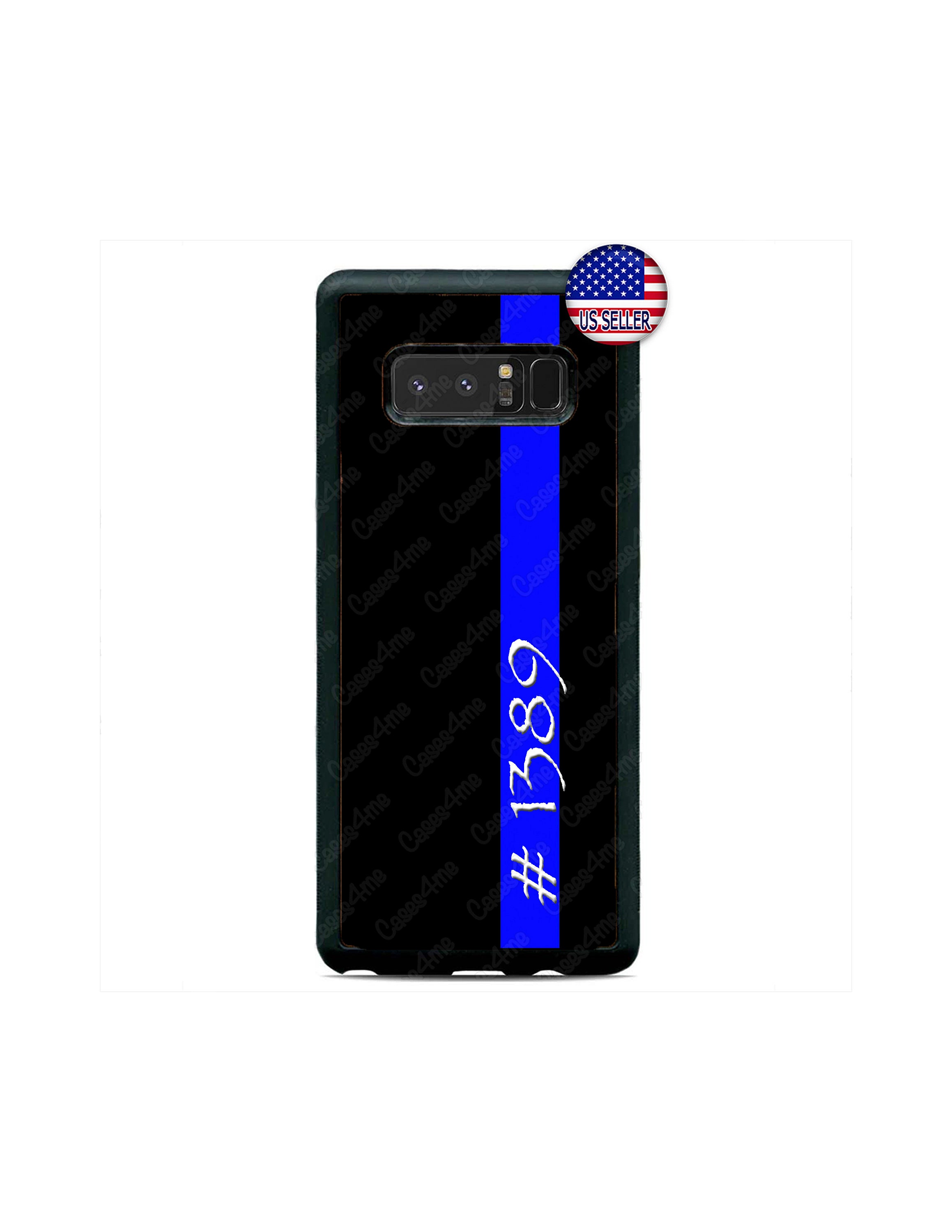 Custom Police Thin Blue Line Phone Case Cover for Samsung | Etsy