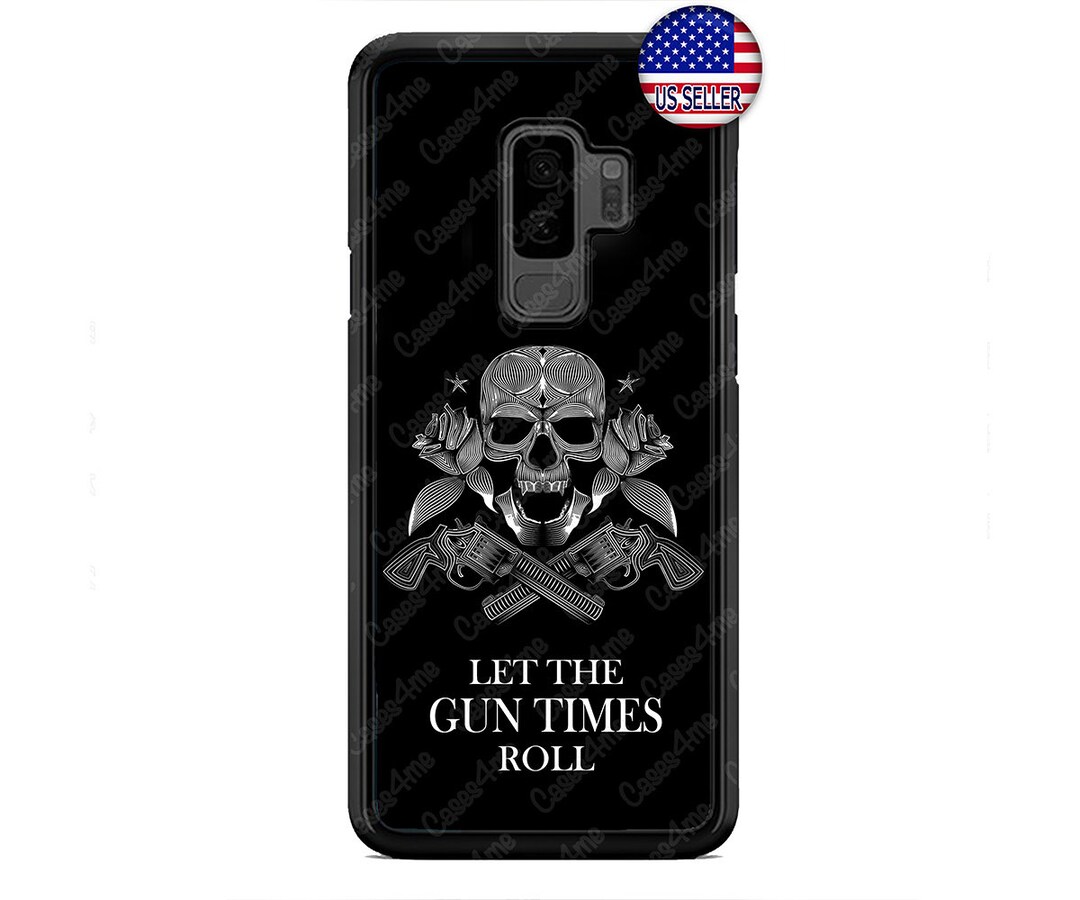 Gun Skull 2nd Amendment New Hard Rubber Case Cover for Samsung Galaxy ...