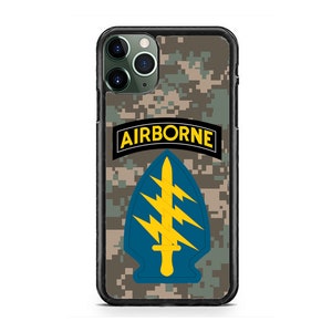 Special Forces Airborne US Army Camo Hard Rubber Slim Case Cover for ...