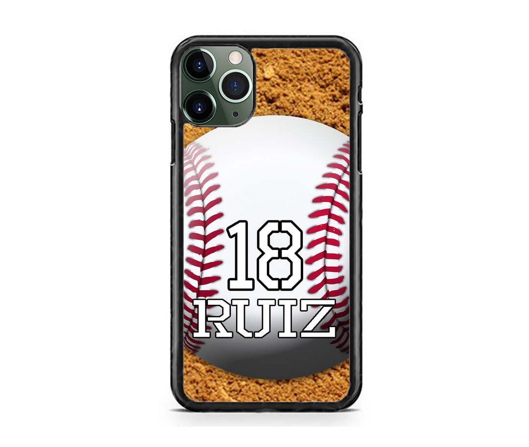 Personalized Number and Name Baseball Custom Slim Case Cover for iPhone ...