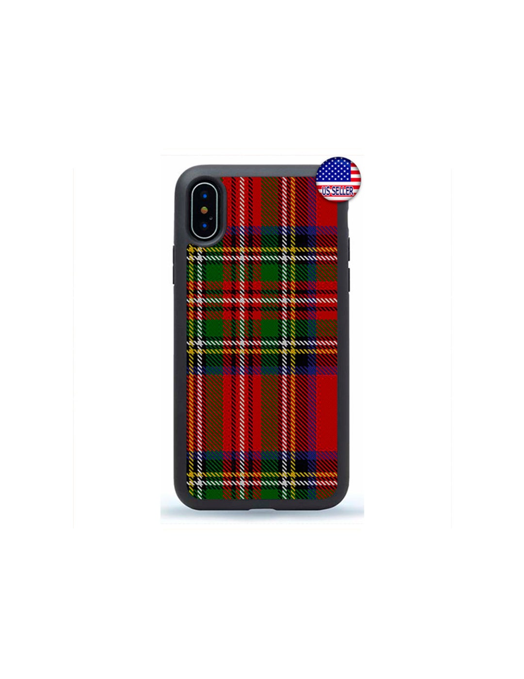 Plaid, Red Plaid Phone Case, Red Tartan, iPhone 16 15 14 13 12 Max Mini ...