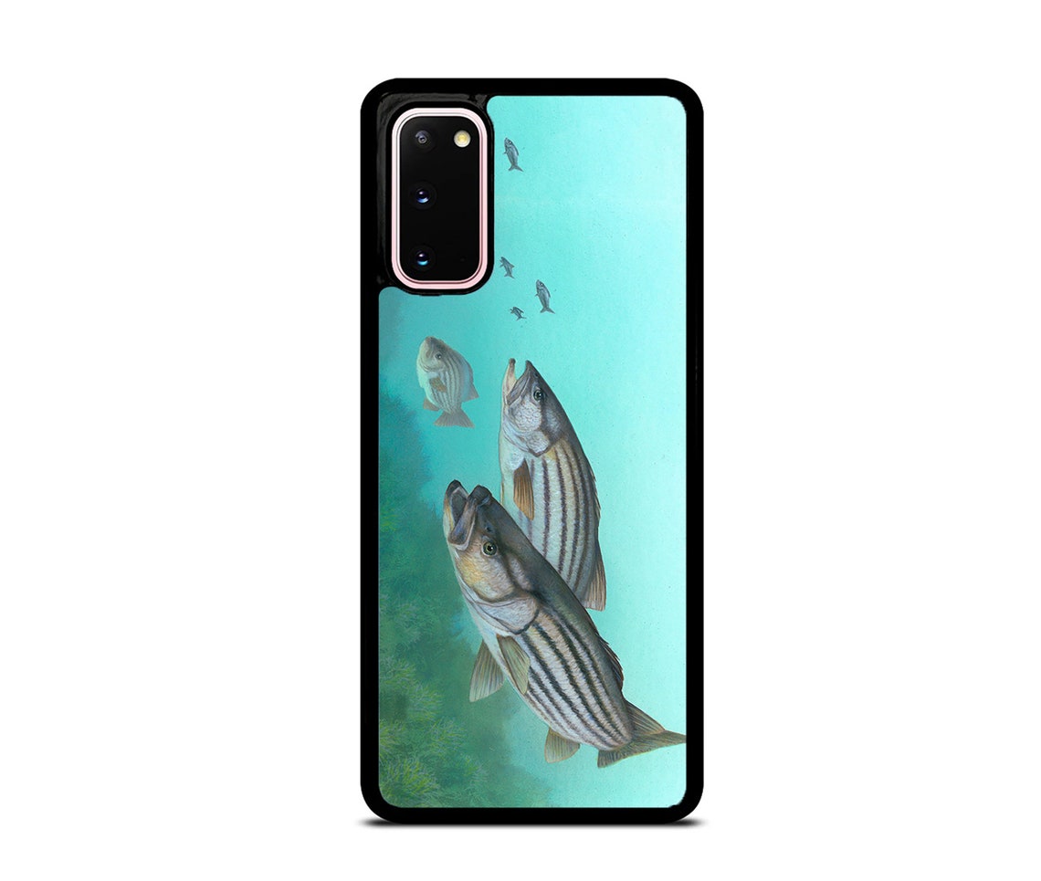 New Bass Fish Fishing Hard Rubber Case Cover for Samsung | Etsy