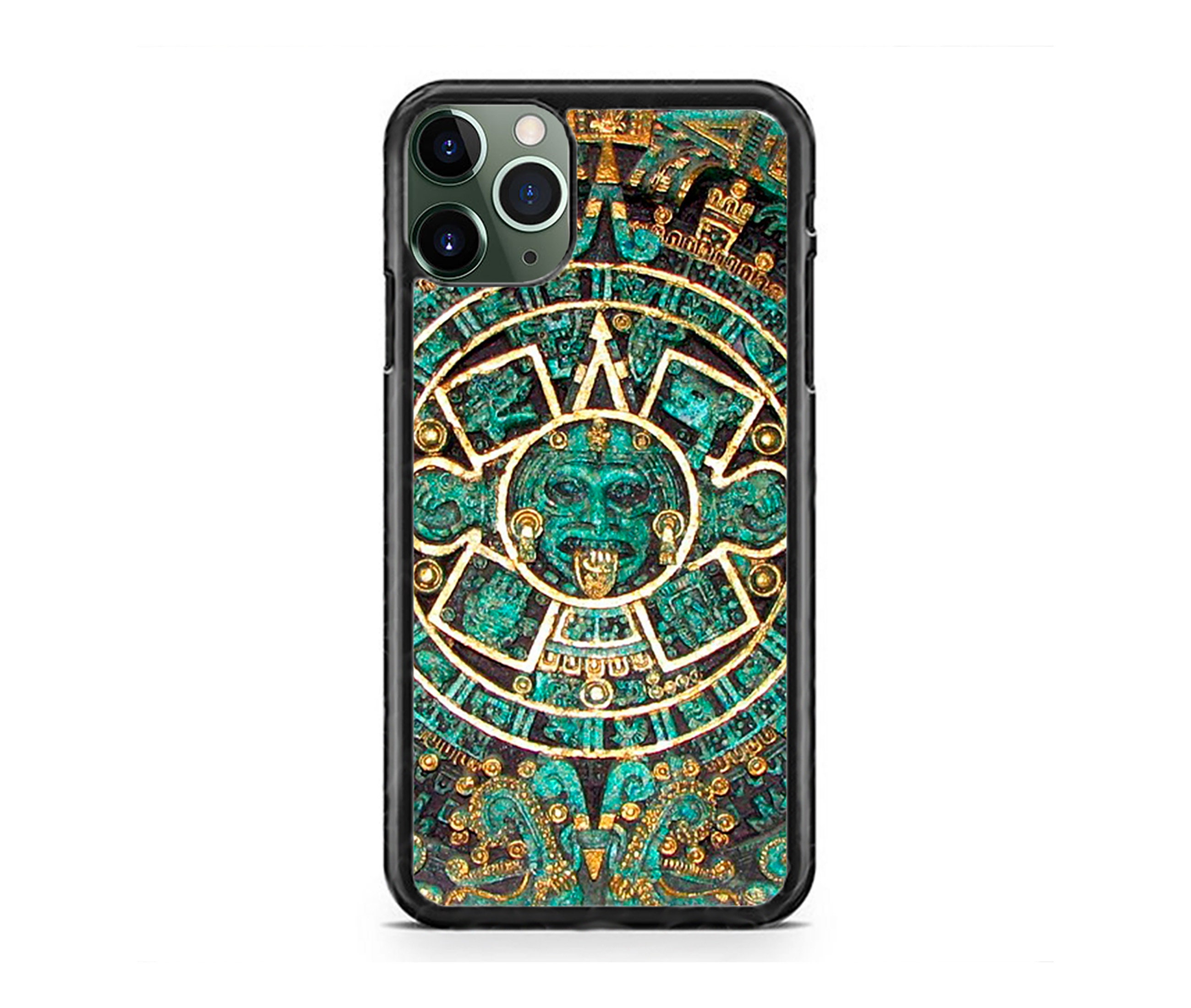 Aztec Calendar Mayan Pattern Hard Rubber TPU Slim Case Cover - Etsy
