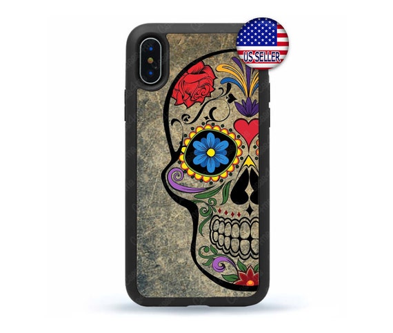 Sugar Skull Skeleton Mexican Day Hard Rubber TPU Slim Case - Etsy