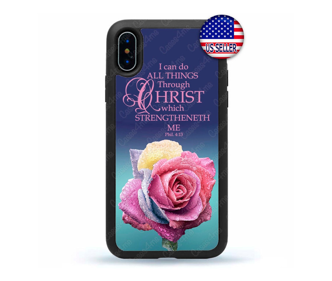 Christian Iphone Casebible Verse Casefloral Case Iphone 13 | Etsy
