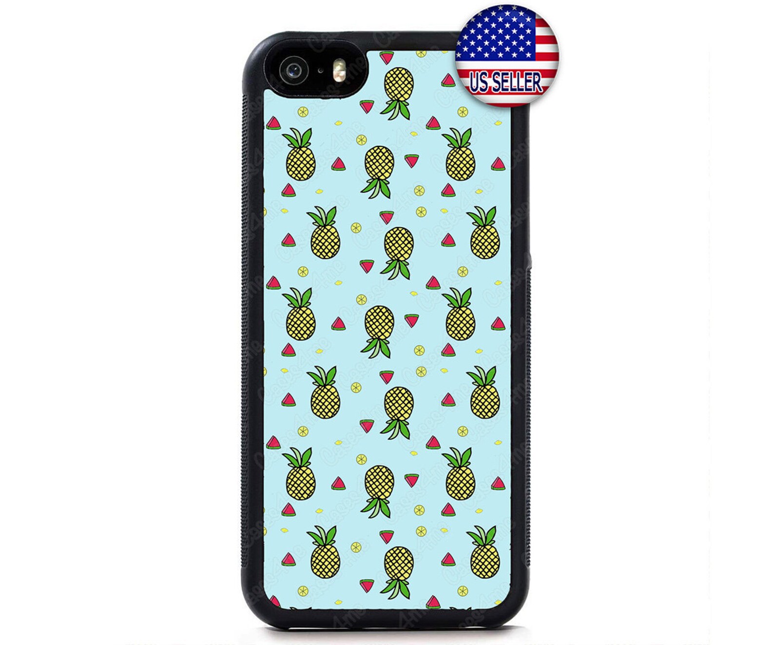 Pineapple Summer Fruit Slim Rubber Case Hard Rubber Case Cover for ...