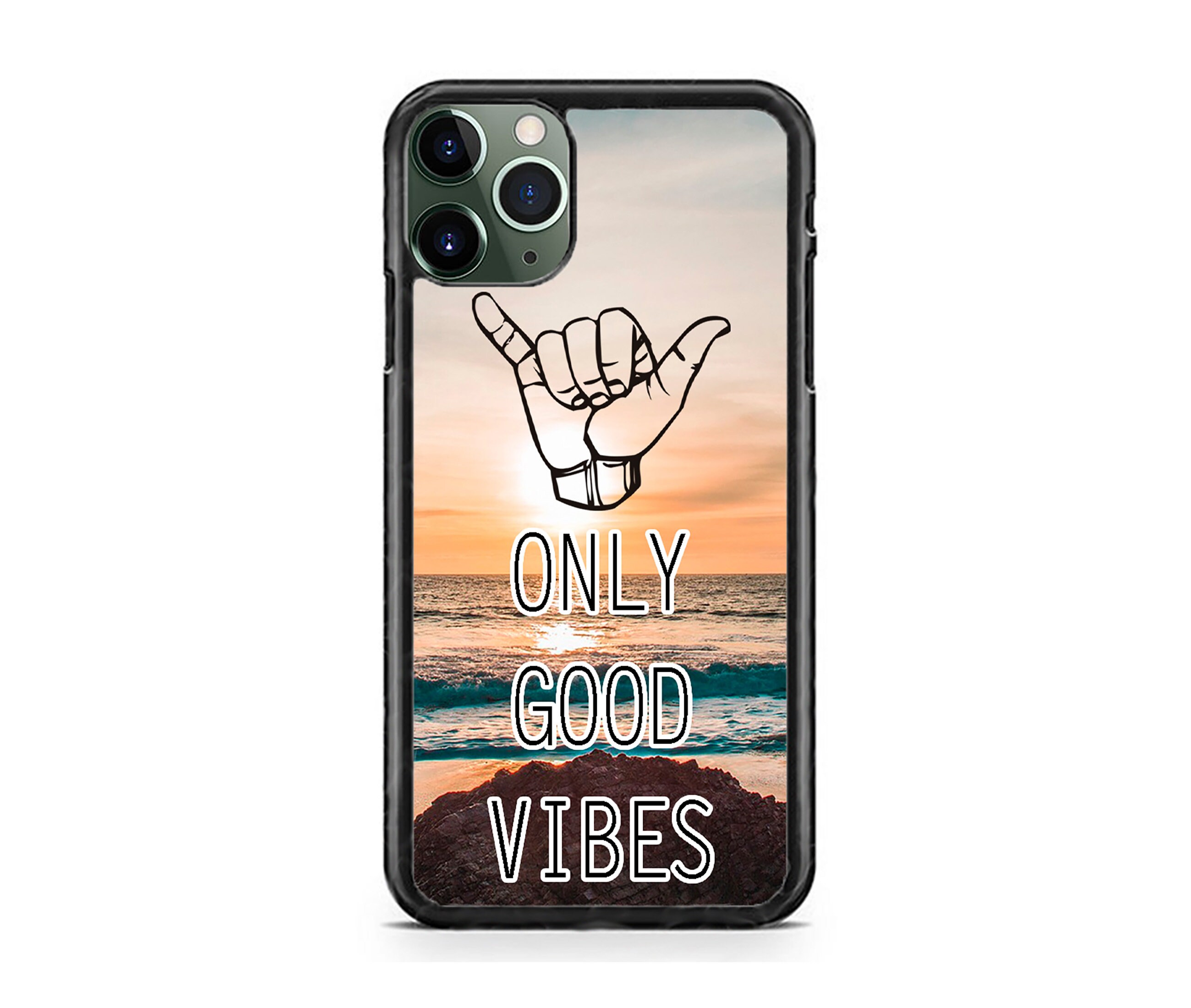Cool Shaka Waves Surf Surfer Ocean Quote Hard Rubber Case | Etsy