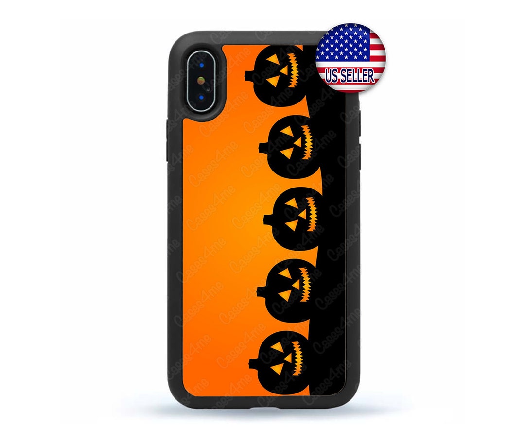 Halloween Cute Pumpkin Horror Phone Case Cover for iPhone 17 16 15 14 ...