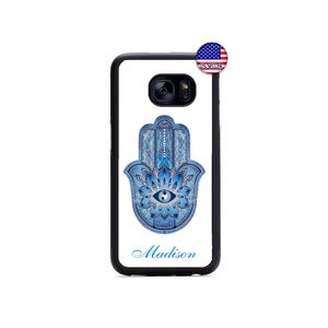 Hamsa Hand Evil Eye Personalized Name Hard Case Cover for Samsung ...