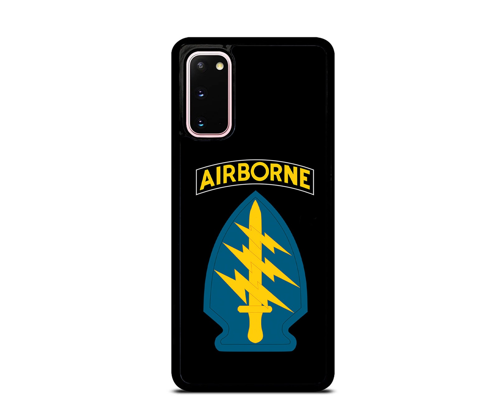 US Special Forces Airborne Army Hard Rubber Case Cover for Samsung ...