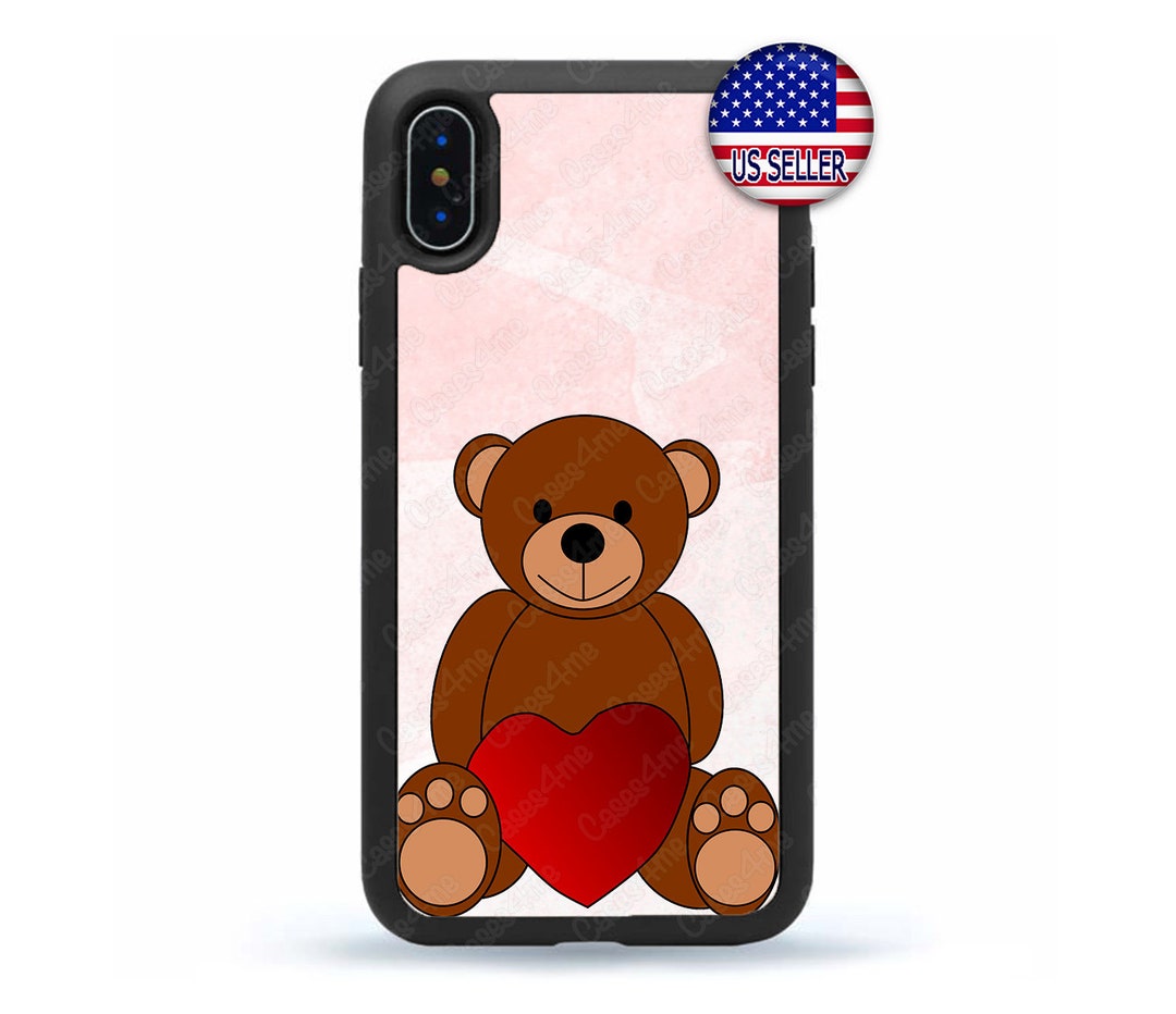 Teddy Bear iPhone Case,love Valentines Gift Idea iPhone 16 15 14 13 12 ...