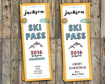Ski Pass | Etsy