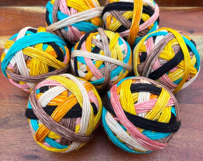 DK, August Color of the Month, DK, Hand Dyed Yarn, Self Striping Yarn ...