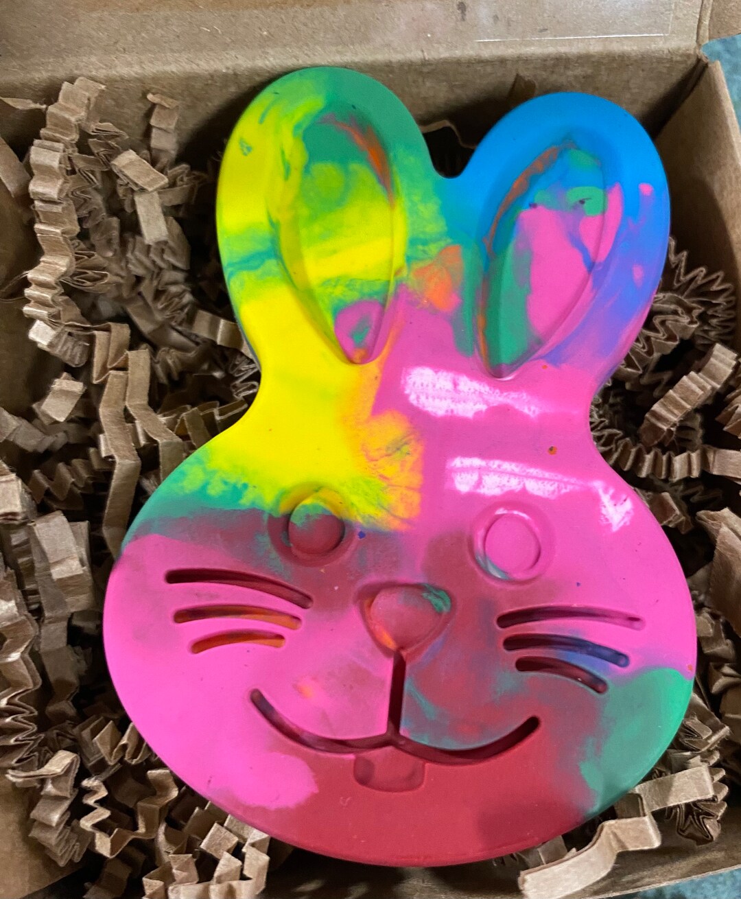 Large Bunny Crayon Easter Crayon - Etsy
