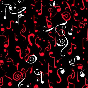 PNG Seamless Patterns Music Notes Digital Paper 5 Designs Colorful Tile ...