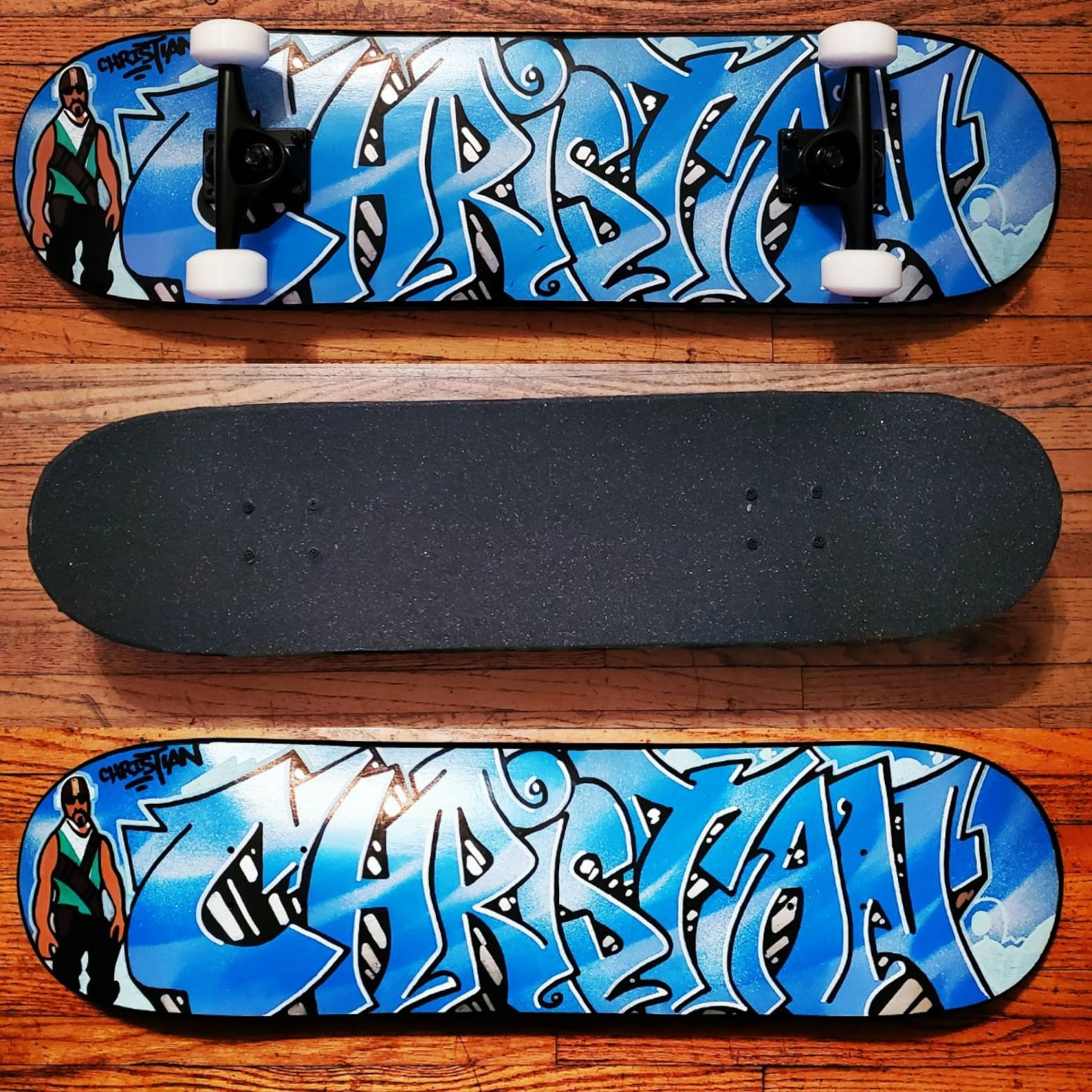 Custom Graffiti Skateboard Deck Personalized Name Street Art | Etsy