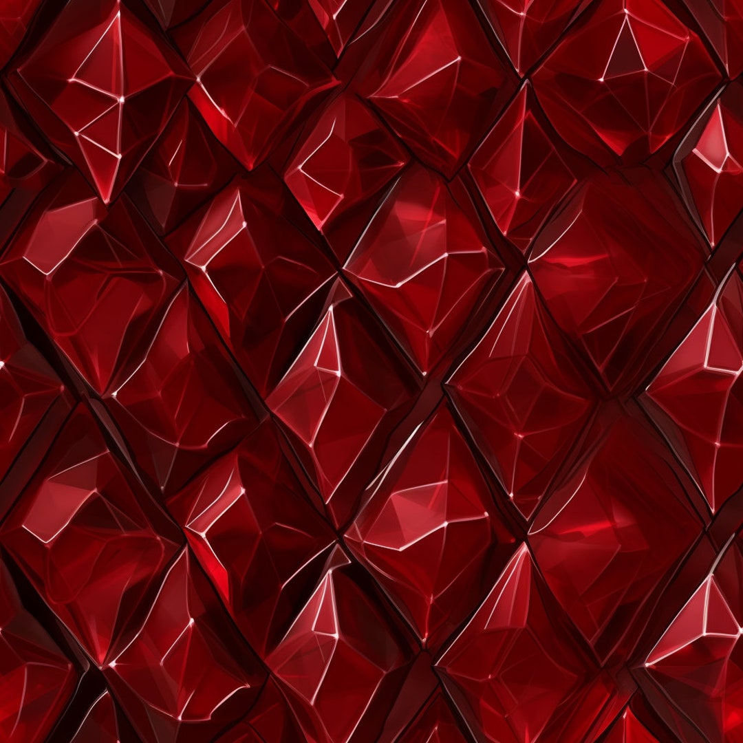 PNG Seamless Patterns Ruby Digital Paper 5 Designs Crystal Tile - Etsy