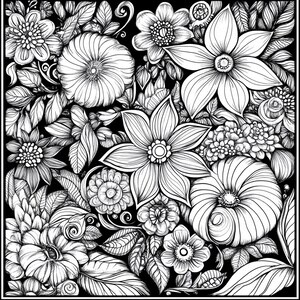Amazing Pattern Printable Coloring Pages | PNG Format | Instant ...