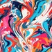 Marble Graffiti PNG Seamless Pattern: Colorful Digital Paper (5 Designs ...