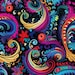 PNG Seamless Patterns Paisley Texture Colorful Graffiti Digital Paper 4 ...