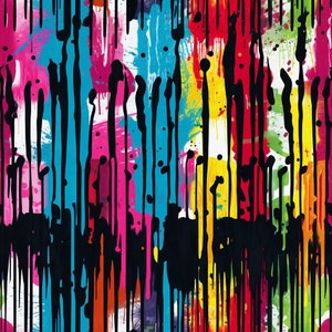 PNG Seamless Patterns Vertical Stripes Graffiti Digital Paper 5 Designs ...