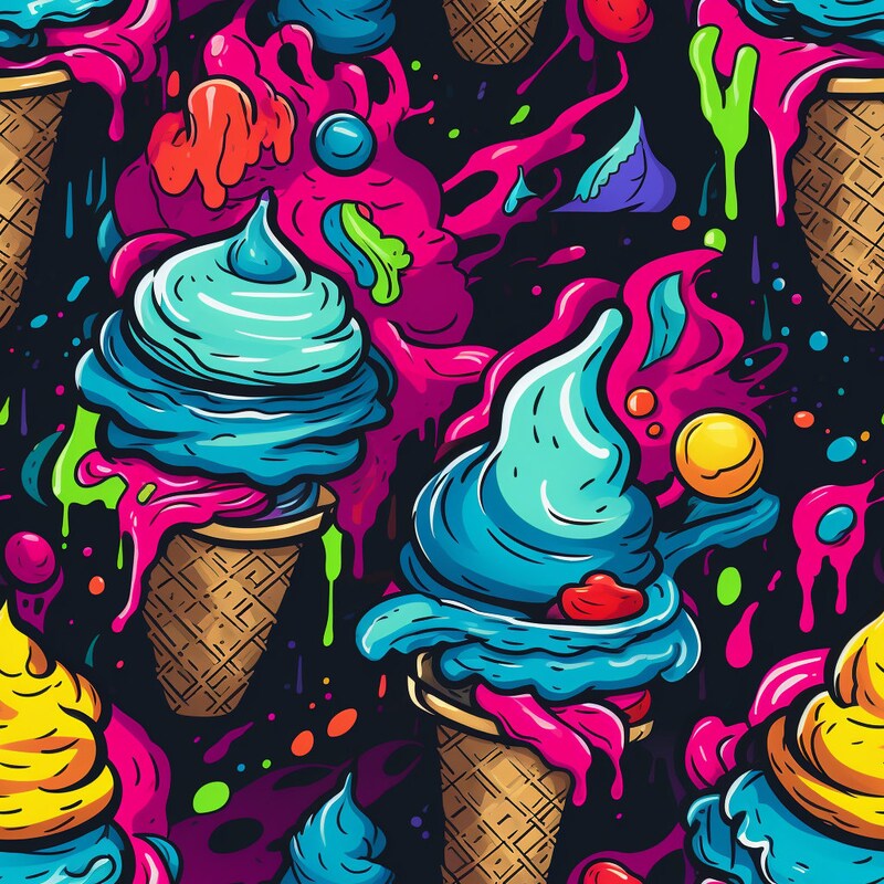 Ice Cream Wallpaper - Etsy