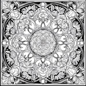 Amazing Pattern Printable Coloring Pages | PNG Format | Instant ...