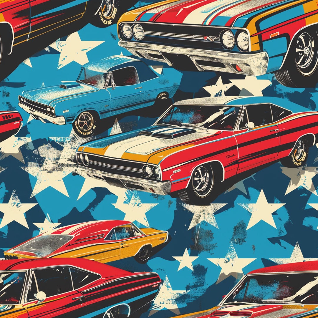 PNG Seamless Patterns Road Runner Graffiti Digital Paper 5 Designs ...