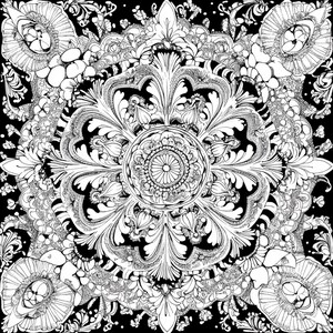 Amazing Pattern Printable Coloring Pages | PNG Format | Instant ...