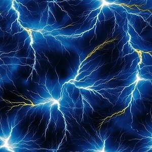 Lightning Seamless Patterns Digital Paper 5 Designs Colorful Seamless ...