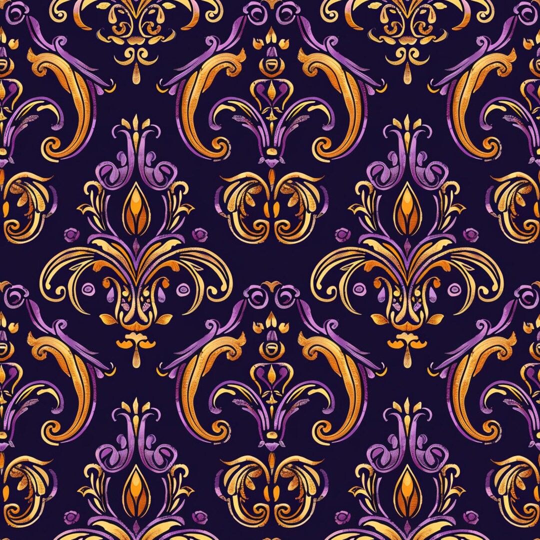PNG Seamless Patterns New Orleans Digital Paper 5 Designs Colorful Tile ...