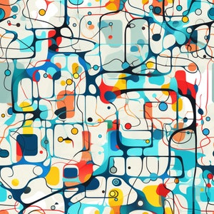 PNG Seamless Patterns Abstract Neural Network Texture Digital Paper 5 ...