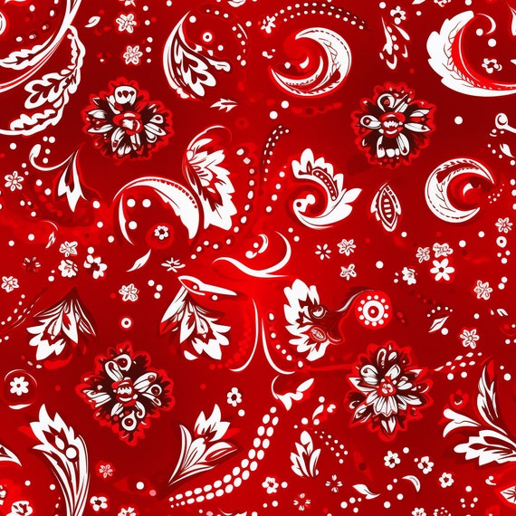 Red Bandana Pattern
