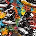 PNG Seamless Patterns Kicks / Sneakers / Shoes Digital Paper 5 Designs ...