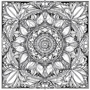 Amazing Pattern Printable Coloring Pages | PNG Format | Instant ...