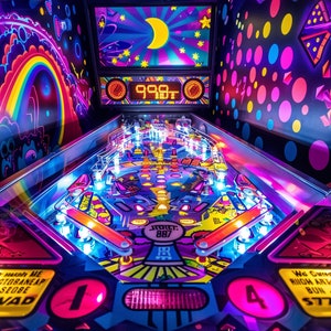 PNG Seamless Patterns Disco Pinball Digital Paper 5 Designs Colorful ...