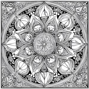 Amazing Pattern Printable Coloring Pages | PNG Format | Instant ...