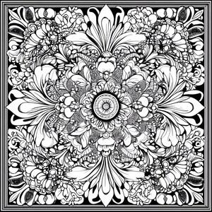 Amazing Pattern Printable Coloring Pages | PNG Format | Instant ...