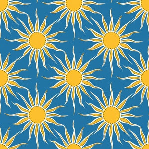 PNG Seamless Patterns Summer Sunshine Digital Paper 5 Designs Tile - Etsy