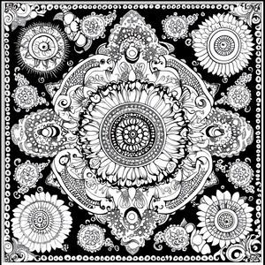 Amazing Pattern Printable Coloring Pages | PNG Format | Instant ...