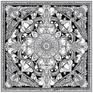 Amazing Pattern Printable Coloring Pages | PNG Format | Instant ...