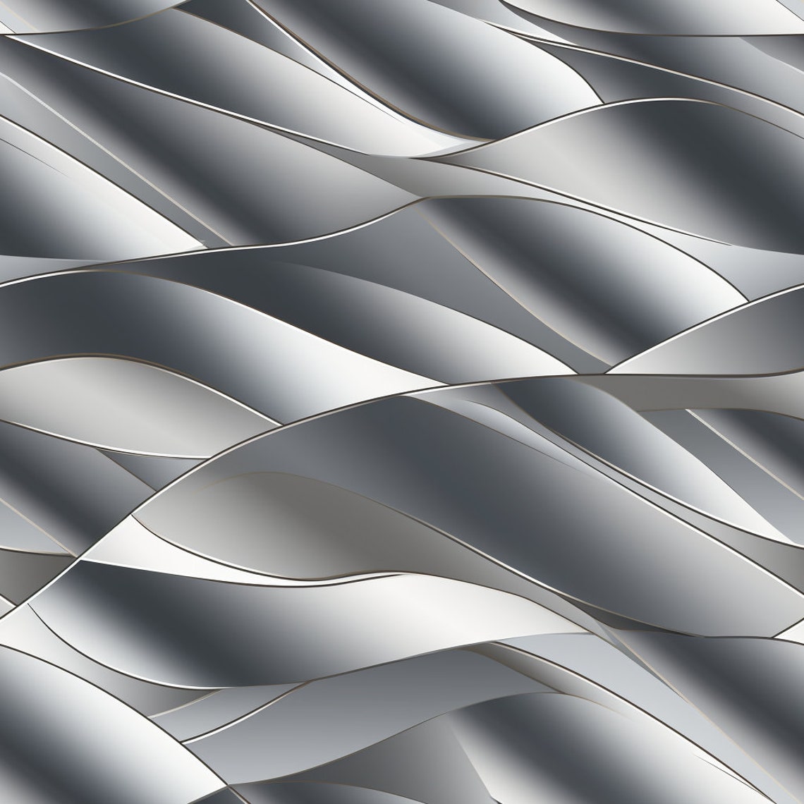 Stainless Steel Wave Pattern: Seamless Graffiti Digital Paper (PNG) - Etsy
