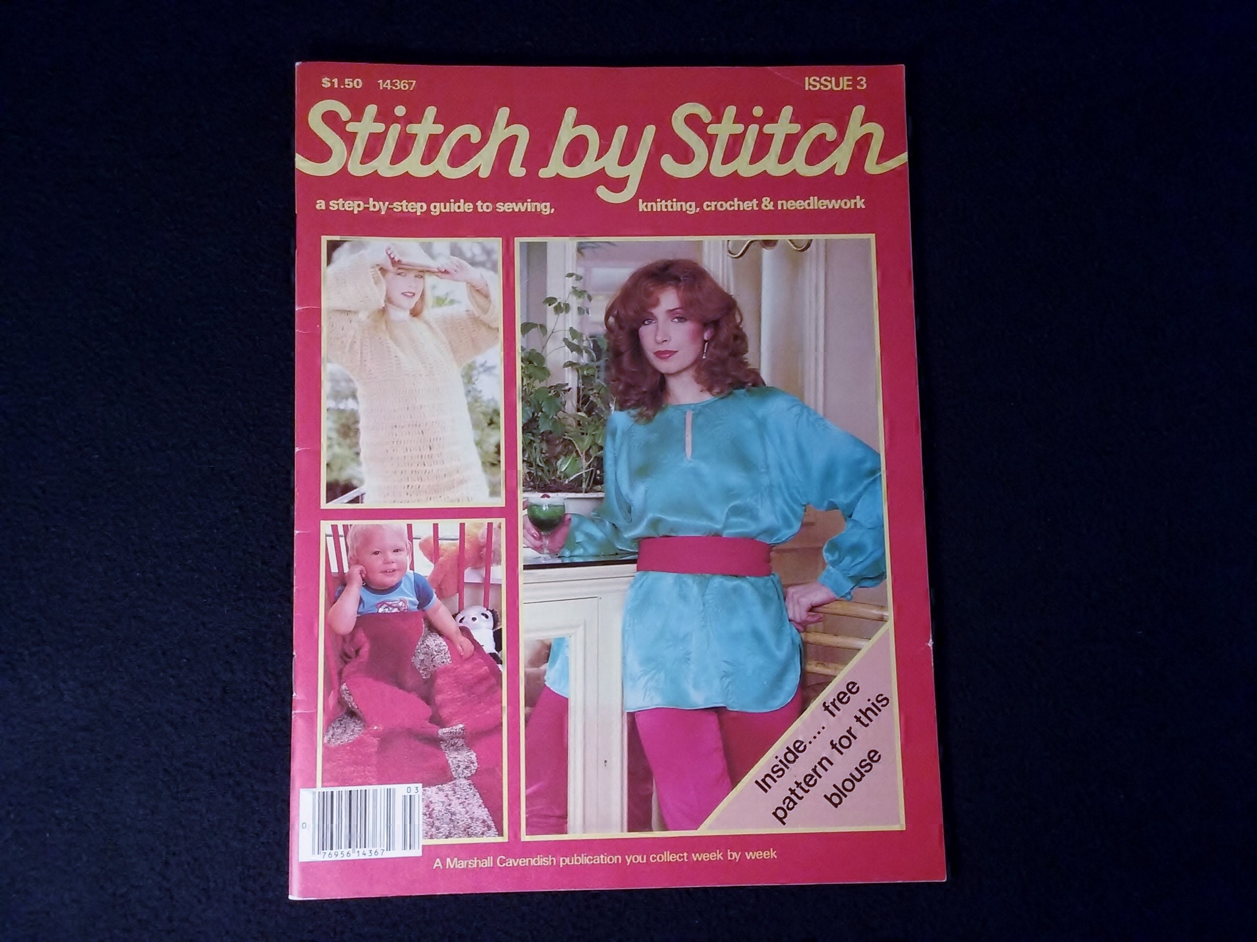 Stitch by Stitch Vol 1 Issue 3 1982 Sewing Knitting Crochet - Etsy