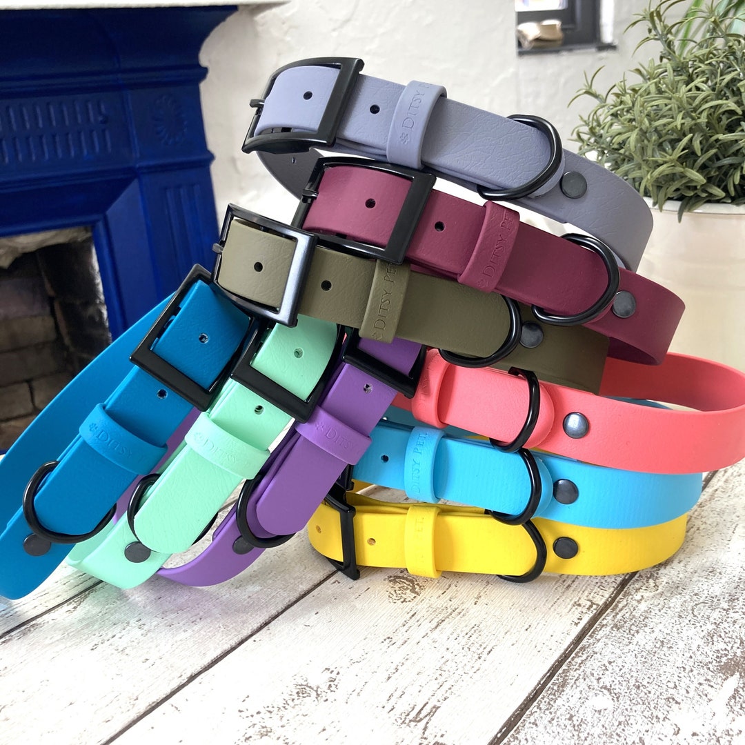 Premium Waterproof Biothane Dog Collar | Made in the UK - Etsy