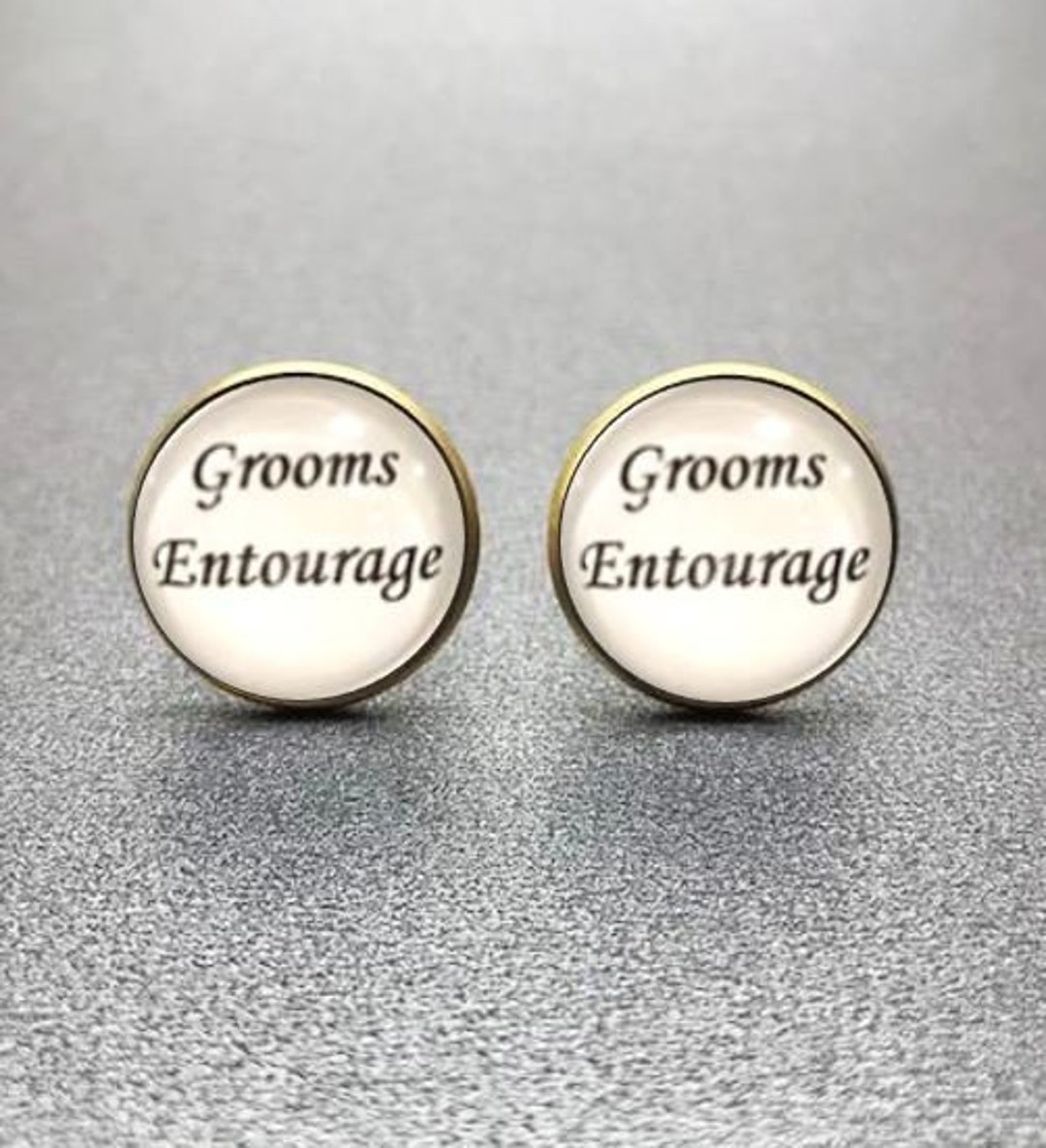 Gemelos Grooms Entourage, gemelos personalizados - Etsy España