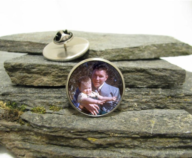 Custom Photo Lapel Pin personalized lapel pin Personalized | Etsy