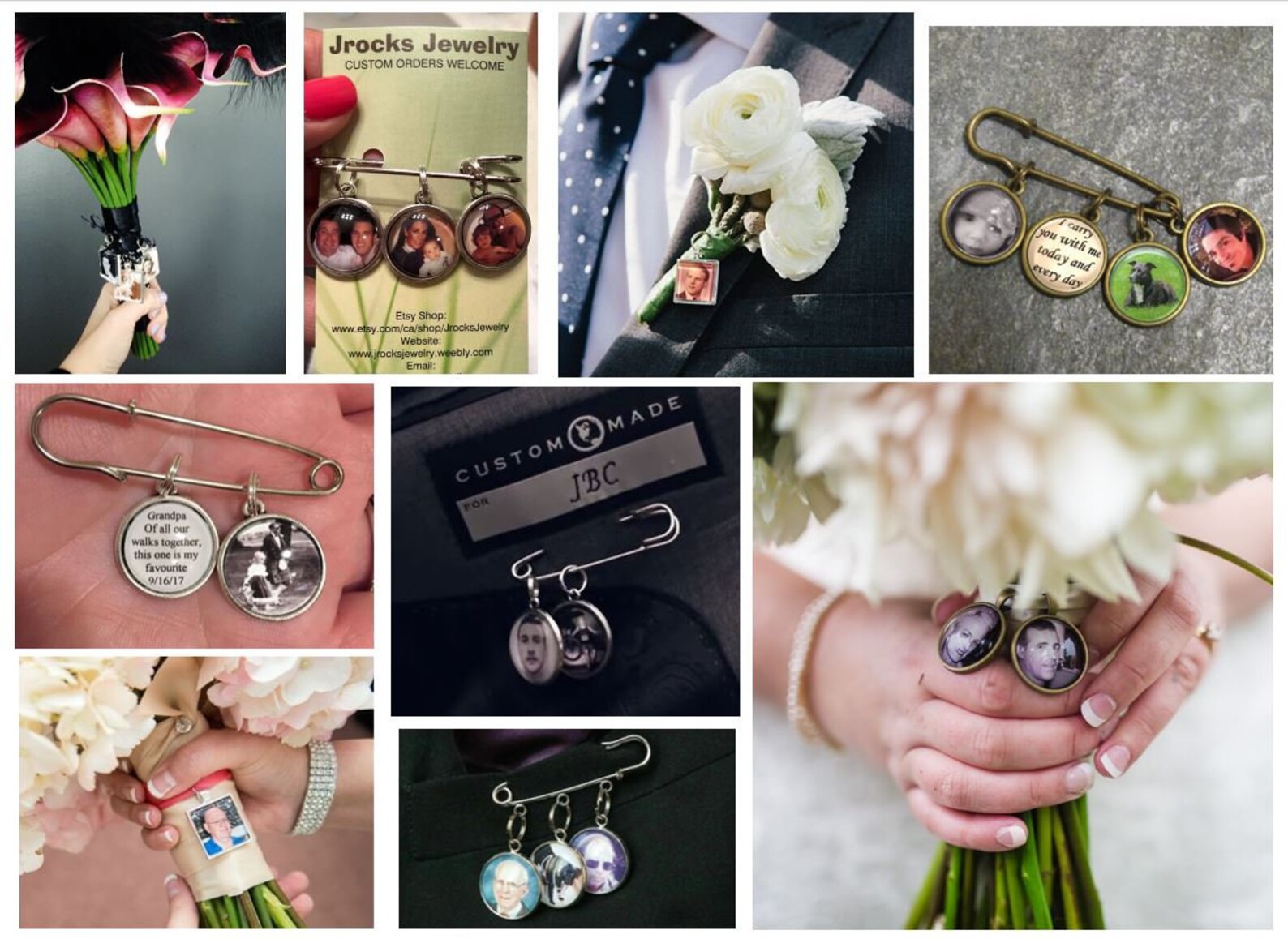 Photo Pin Boutonniere Pin Photo Pin Custom Lapel Pin Photo - Etsy
