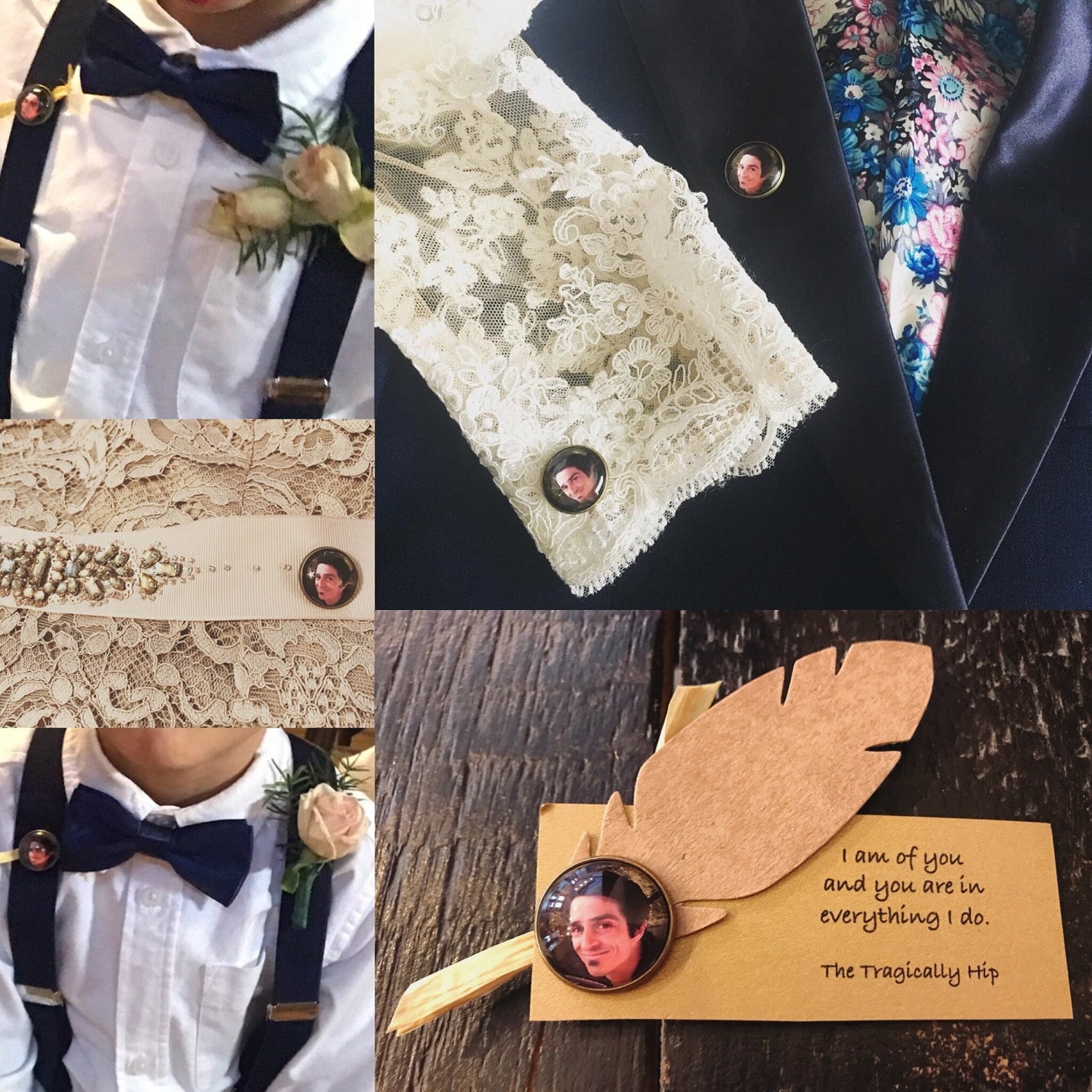 Your Child's Artwork Pin Personalized Lapel Pin | Etsy