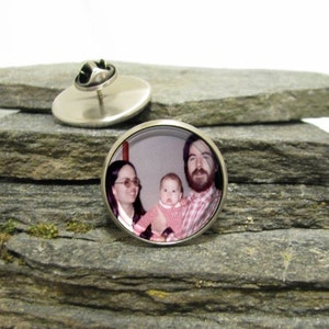 Custom Photo Lapel Pin, Personalized Lapel Pin, Personalized Photo Pin ...