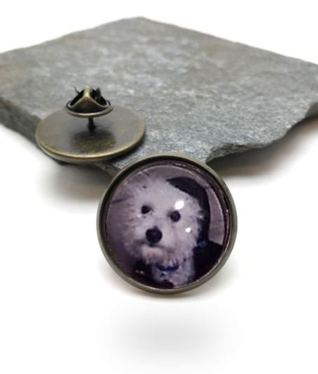 Dog Photo Pin, Pet Photo Pin, Personalized Lapel Pin, Personalized ...